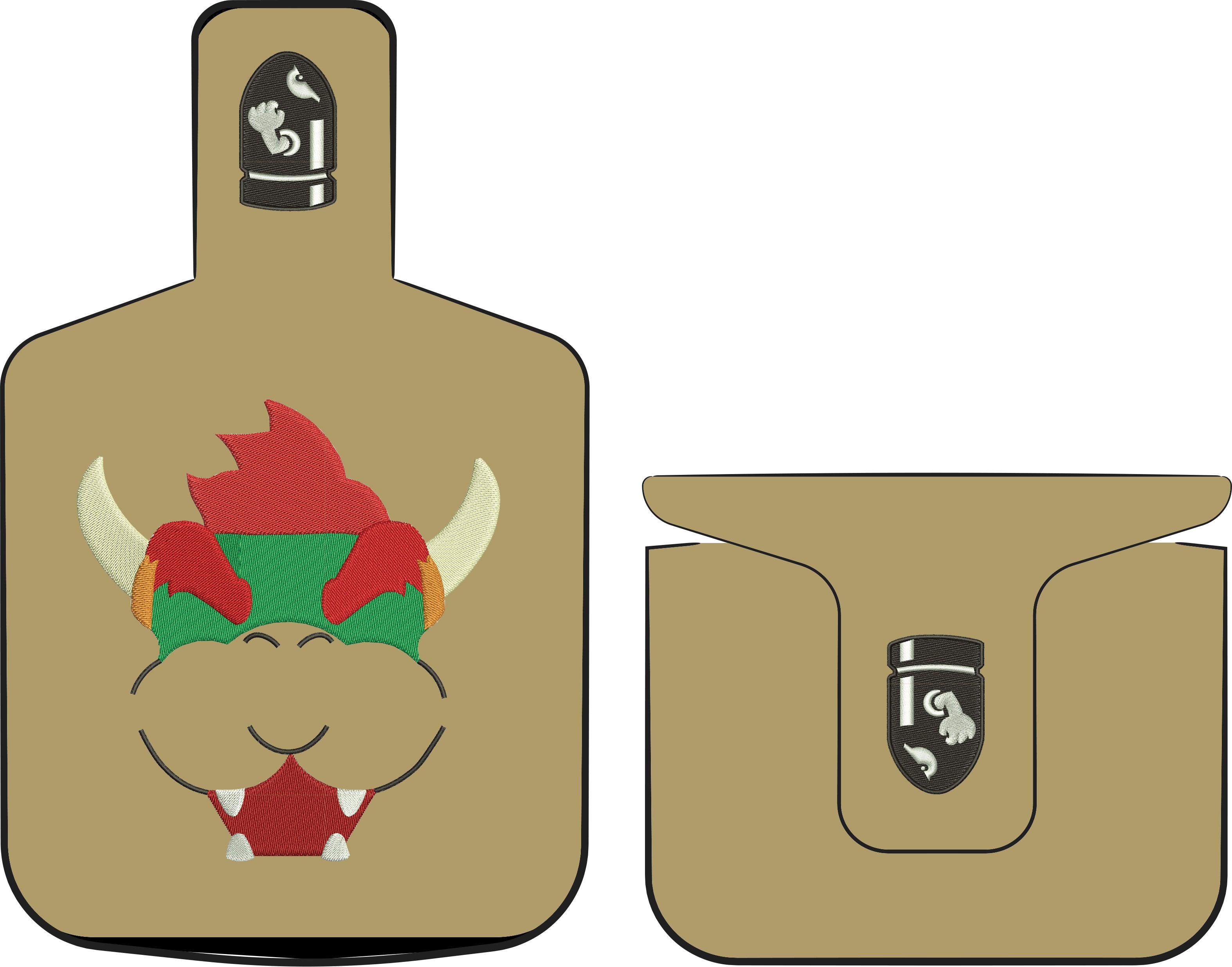 Bowser Mallet Cover – Red Komodo Golf